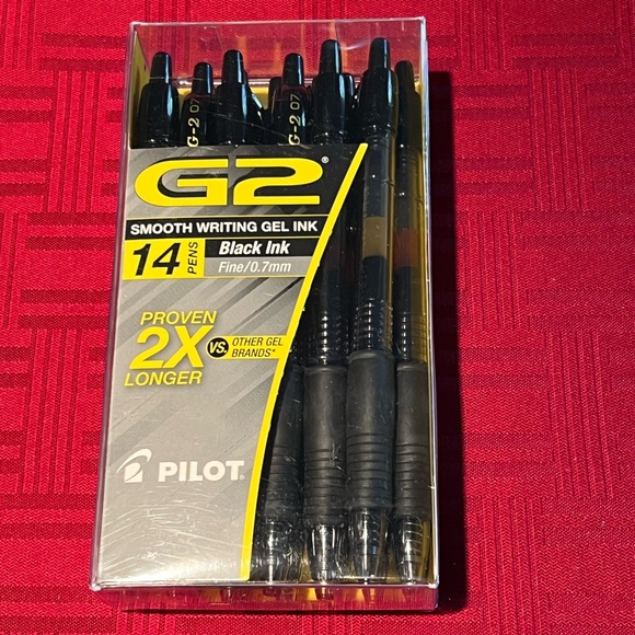 Pilot G2 | Office | Pilot G2 Gel Pens G27 Black Ink Box Of 4 | Poshmark